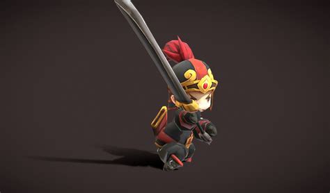 Three Kingdoms Wen Chou 3d Model Turbosquid 2015088