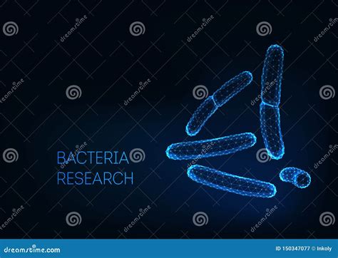 Microscopic Bacilli Bacteria Acidophilus Salmonella Lactobacillus Probiotics Stock Vector