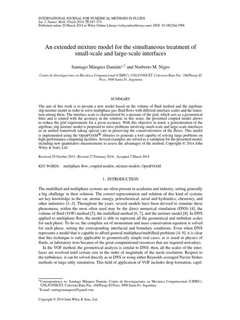 damian2014 an extended mixture model for the simultaneous treatment