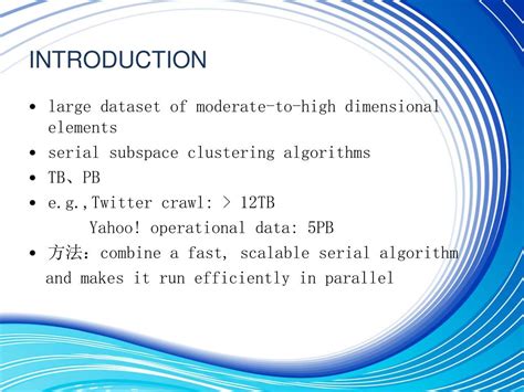 ppt clustering very large multi dimensional datasets with mapreduce