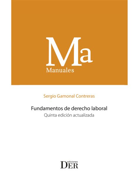 Fundamentos De Derecho Laboral 5° EdiciÓn Atico Libros Jurídicos