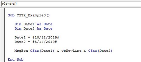 Vba Cstr Convert Value To String Data Type Using Cstr Function