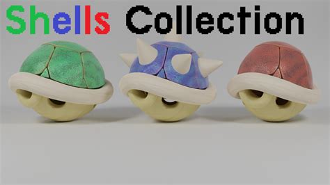 Shells And Blue Shell 3d Model Turbosquid 2066268