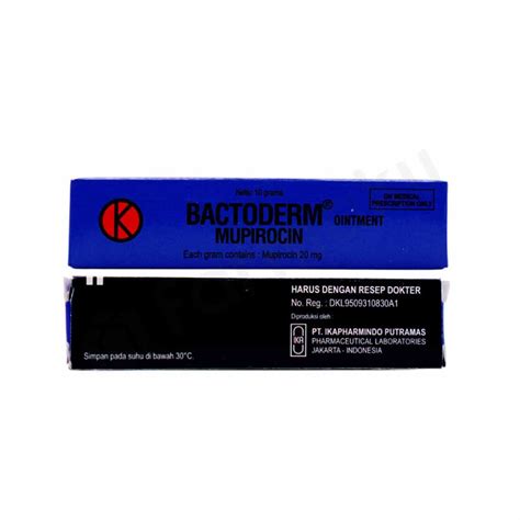 Bactoderm Ointment 10 Gr Farmaku