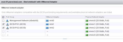 Setting Up Software Iscsi Multipathing With Distributed Vswitches With The Vsphere Web Client