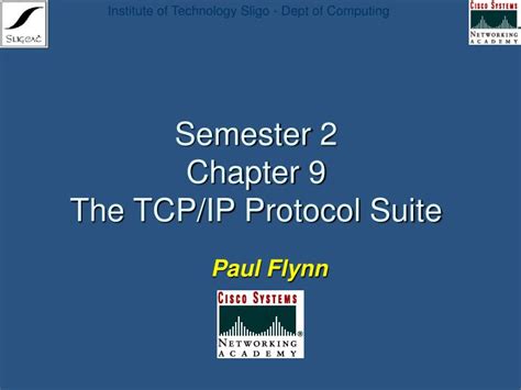 Ppt Semester 2 Chapter 9 The Tcpip Protocol Suite Powerpoint