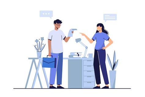 Giving Assignments To Employee Illustration Illustrations Ft Business