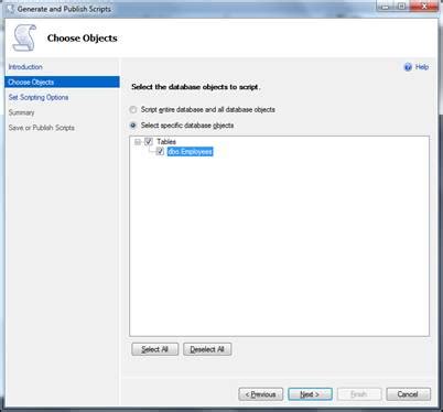 Generate Insert Scripts For A Table In Sql Server
