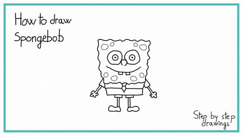 How To Draw SPONGEBOB Drawings Stepbystep Howtodraw Easydrawing