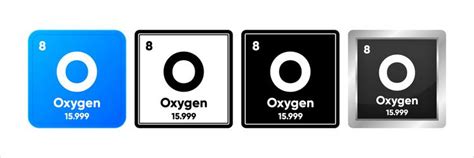 Periodic Table Element Oxygen Vector Images Over 430