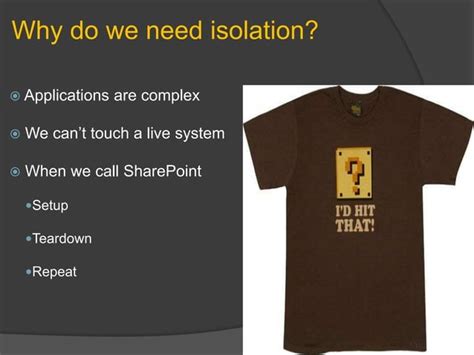 Unit Testing Sharepoint Applications Ppt