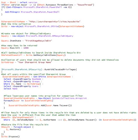 How To Ensure Users Within Particular Sharepoint Groups Can Only Delete Their Own Items