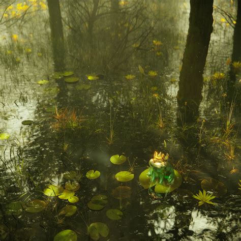 Hes The King Of The Swamp Rblender