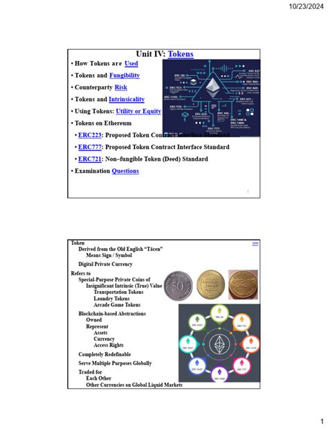 Bct Unit Iv 02 Tokens Pdf Distributed Computing Applications Of Cryptography