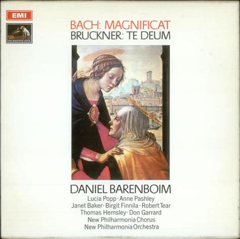 Johann Sebastian Bach Magnificat In D Major Te Deum Uk Vinyl Lp