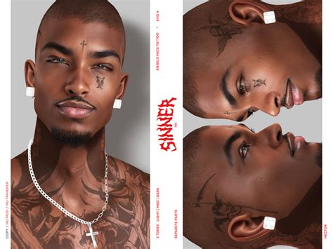 Second Life Marketplace Angels Face Tattoo Evo X