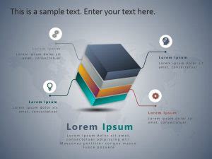 Step Rectangular Text Box PowerPoint Template SlideUpLift