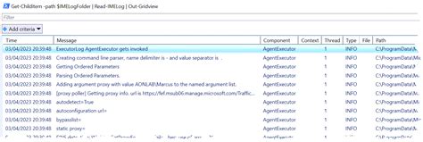read intune logs with powershell cmtrace format write verbose