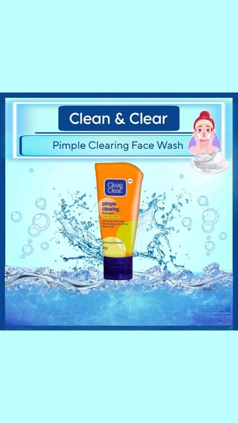 Clean Clear Pimple Clearing Face Wash Review How To Clear Pimples Face Cleanser Homemade