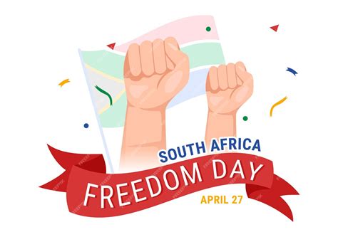 Premium Vector | Happy South Africa Freedom Day in Hand Drawn ...