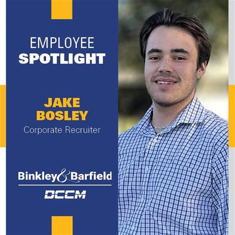 Meet Jake Bosley A Recruiter At Binkley And Barfield Binkleybarfield Dccm Posted On The Topic