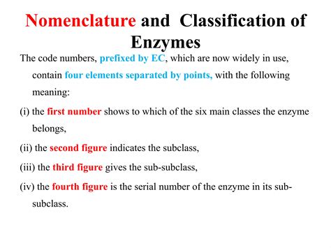 Enzymes Properties Nomenclature And Classification Pptx