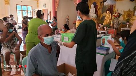 ပန်းတနော်မြို့နယ်တွင် အသက်၁၈နှစ်အထက် ကိုဗစ် ၁၉ ရောဂါ ကာကွယ်ဆေးထိုးန