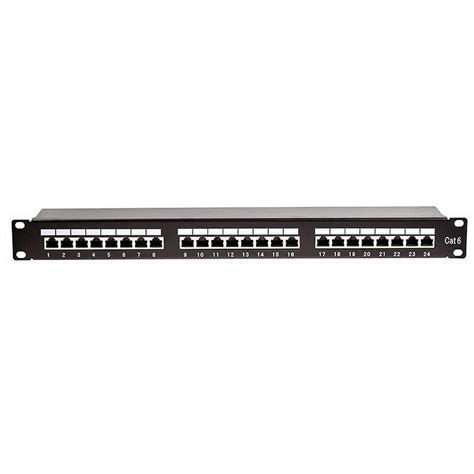 Patch Panel Porturi RJ FTP Cat E Montabil In Rack U Sertizare