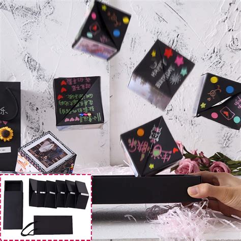 Jeashchat Explosion T Box Diy Surprise T Box Explosion For Money Photo Folding Bouncing