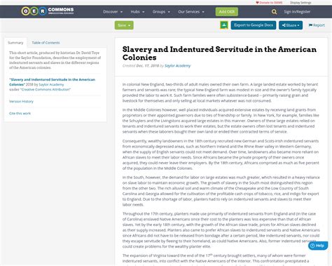 Slavery And Indentured Servitude In The American Colonies Oer Commons