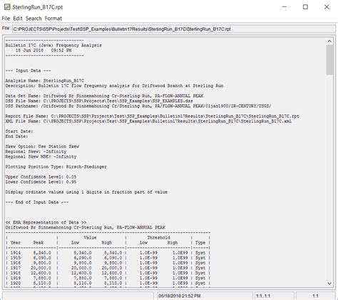 Steps In Performing A Bulletin 17 Analysis Using Bulletin 17c Procedures