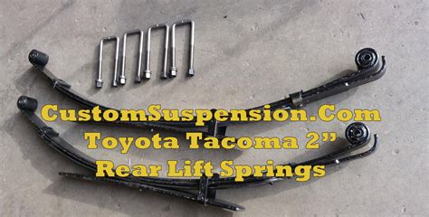 Tacoma Prerunner 2wd4wd 2005 2011 Rear Lift Leaf Springs Heavy Duty
