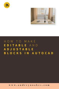 How To Make A Dynamic CAD Block In AutoCAD Audrey Noakes Audrey Dynamic Floor Plans