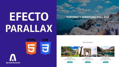 efecto parallax con html5 y css3 2019 actualizado fácil y sencillo