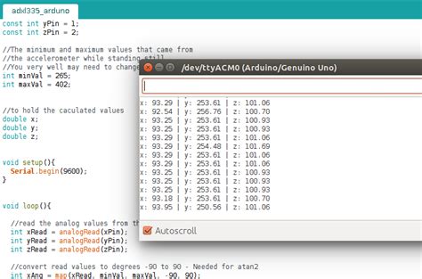 Fetch Decode Execute Using ADXL Accelerometer With Arduino