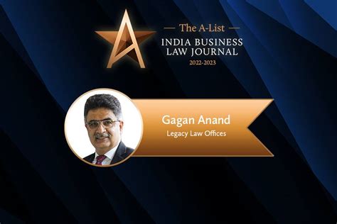Gagan Anand Legacy Law Offices New Delhi Lawyer Profile