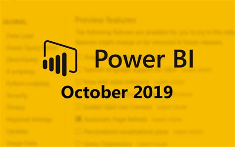 Power BI Improvements For October 2019 Circyl