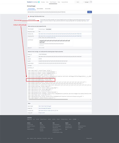 facebook open graph image is not displayed on the first share even
