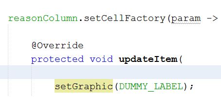 Java JavaFX TableView Refresh Items Stack Overflow
