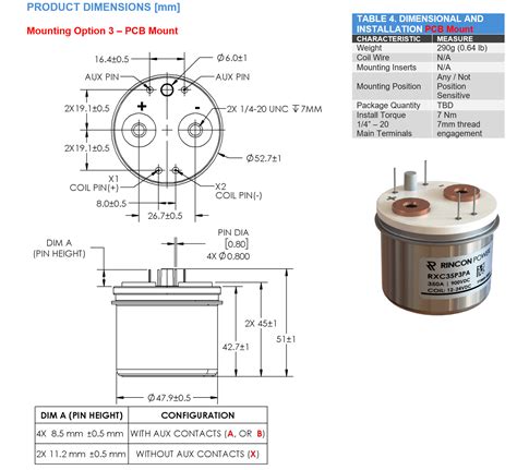 Has Anyone Used A Pcb Mounted Hv Contactor Before How Do You Attach The Power Terminals And