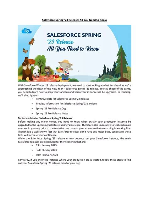 Ppt Salesforce Spring 23 Release All You Need To Know Powerpoint