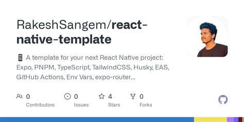 Github Rakeshsangemreact Native Template 📱 A Template For Your Next
