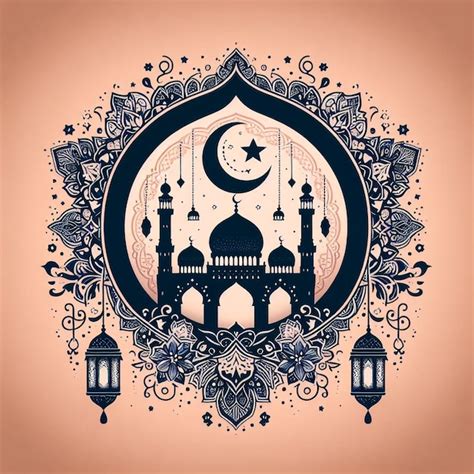 Premium Photo Abstract Religious Eid Background Vector Illustration