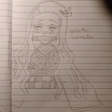 I Made A Nezuko Kamado Sketch Fandom