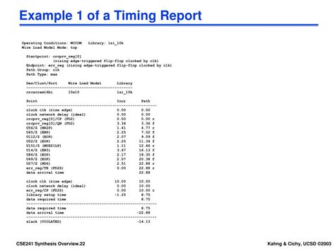 Ppt Cse241a Vlsi Digital Circuits Winter 2003 Recitation 3 Synthesis