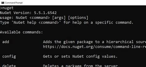 Resolved Nuget Is Not Recognized As An Internal Or External Command Operable Program Or