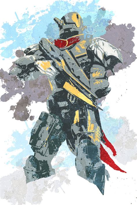 Destiny 2 Titan Poster Gamer Room Wall Art Etsy