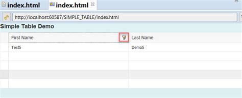 Ui5 Table Sapcodes