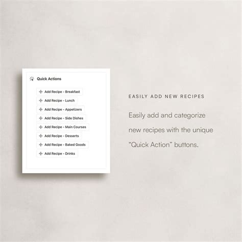 notion recipe template cookbook templates digital recipes mobile