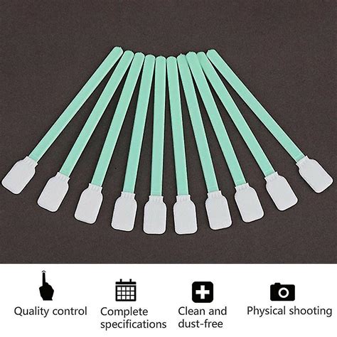 100pcs Cleaning Swabs Foam Tips Sponge Stick For Inkjet Printer Optical